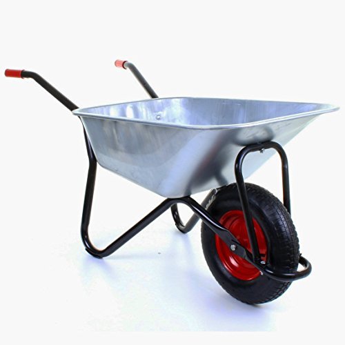 Marko Tools Wheelbarrow Garden Wheel Barrow Extra Large 100kg Pneumatic ...