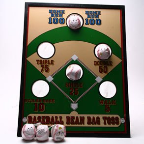 Baseball Bean Bag Toss Game - FindGift.com