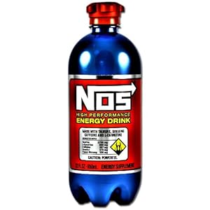 energy drinks: NOS Performance Energy Drink Flasche