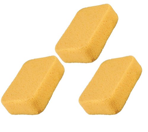 Joe's USA - Premium Hydro Sponge Tile Grout Masonry Sponge Set of 3 ...