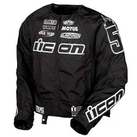 Icon Team Merc Stage 2 OR 3 Textile Jacket - Large | Sport Bikes