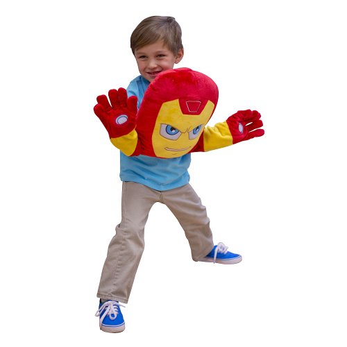 大孩子的英雄梦：Super Hero Squad Captain America Puppet Pillow 美国队长 玩偶抱枕_欧美动漫周边 ...