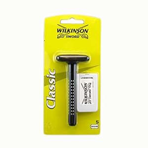 Amazon.com: Wilkinson Sword Classic Double Edge Razor + 60 Blades: Beauty