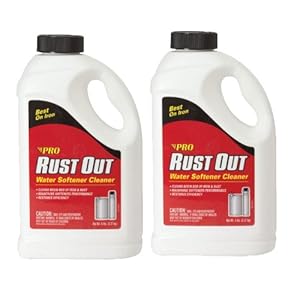 2 x Pro Rust Out Water Softener Cleaner Iron Remover 5 lb Bottle ...