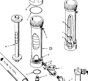 Amazon.com: Pentair R172321 Chlorinator Body Assembly Replacement 320 ...