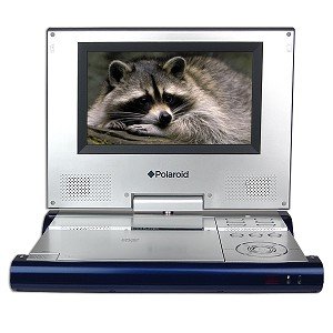 Polaroid 7″ Swivel Portable DVD Player – Blue (DPA-07046Q) | Portable ...