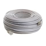 100FT CAT5 CAT5e RJ45 PATCH ETHERNET NETWORK CABLE 100 FT WHITE – Audio ...