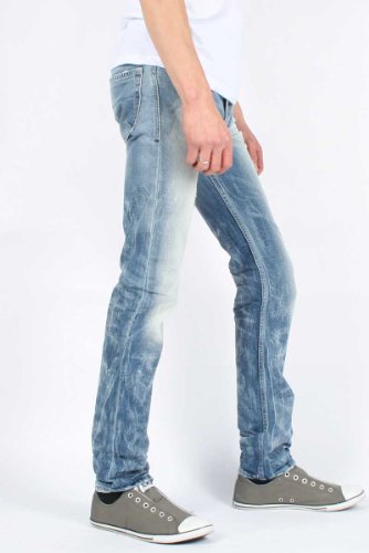 Men's Jeans: Diesel: Diesel - Mens Shioner 0074Z Carrot Fit Denim Jeans ...