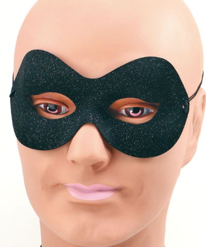Opiniones de Black & Silver Sparkle Domino (Eye Masks) - Unisex - One ...
