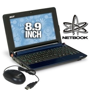 Acer Aspire One AOA150-1997 Netbook - Intel Atom N270 1.6GHz, 1GB DDR2 ...