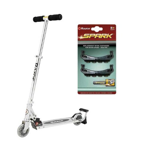 Razor Spark Scooter Clear with Spark Replacement Cartidges: kittinit1 ...