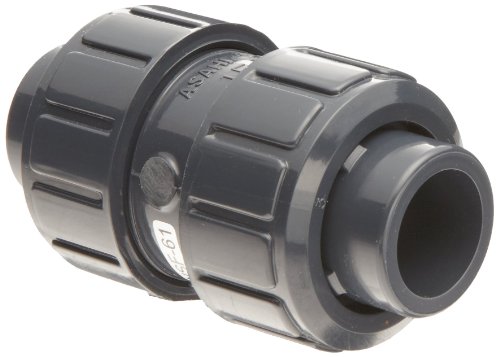 Asahi America True Union PVC Check Valve, EPDM Seat, 1/2" - Want It All