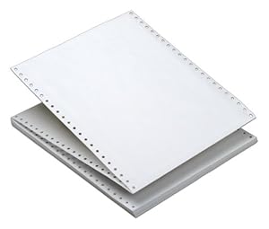 Amazon.com : TOPS Continuous Computer Paper, Plain White, 1 Part ...