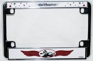 Amazon.com - Walt Disney World Mickey Mouse Motorcycle/Bike License ...