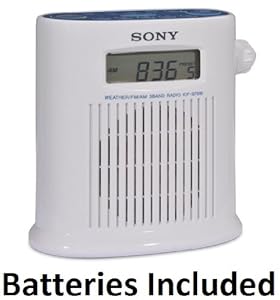 Amazon.com: Sony Portable Digital Tuner AM/FM Shower Radio with Weather ...
