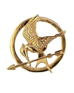 Hunger Games 18K Gold Plated Katniss Mockingjay Brooch/Pin: Amazon.co ...