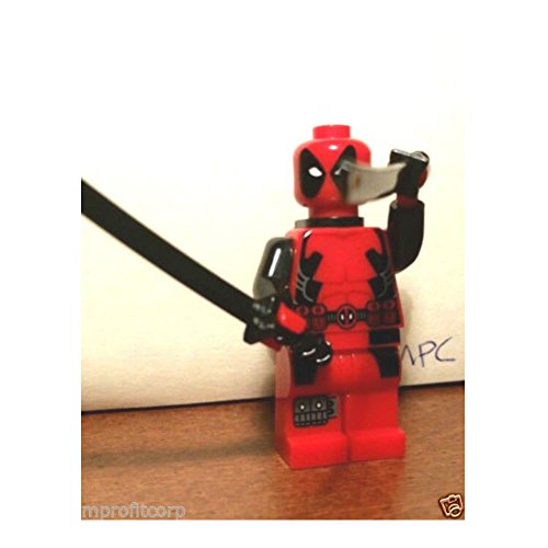 Deadpool Minifigure Xman Marvel Comic And Amp Lego Game Custom ...