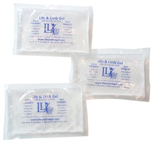 4" x 6" Mini Hot and Cold Therapy Compress Gel Packs by Life and Limb ...