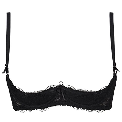 Axami V-4641 Alluring Charm Shelf Bra,Size 38B,Black | Nakosite