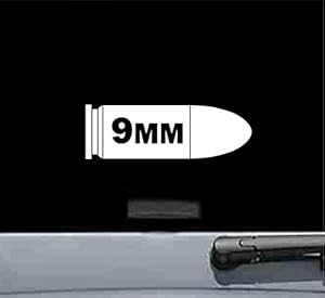 Amazon.com: Ammo Bullet 9mm Label Box Can Vinyl Decal Sticker: Automotive
