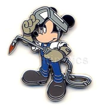 Amazon.com: Disney Pin 88003: Mickey Mouse Professions - Welder Pin ...