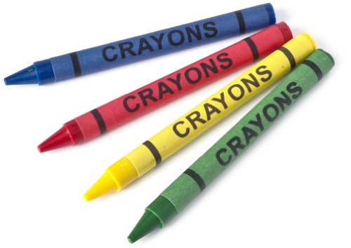 Bizzi Crayons, 4-Pack in Classic Colors (Case of 200 Packs) Office ...