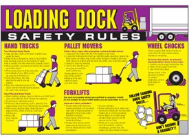 Loading Dock Safety Rules Wallchart
