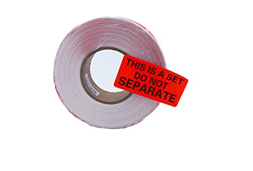 "This Is a Set Do Not Separate" - Labels Bulk Pack - Lot of 5 Rolls ...