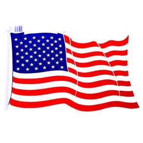 American Flag Cutout - FindGift.com