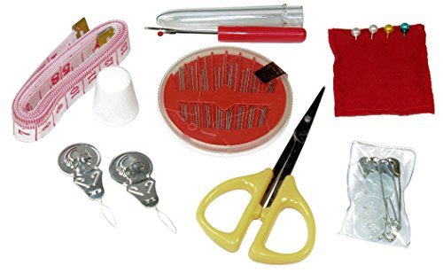 Sewing Aid - Small Emergency Kit with 1000 yds of Threads & Self ...