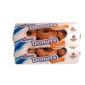 Hostess Donuts Glazed Old Fashioned 6 Ct (2 Pack)