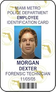 Amazon.com : Dexter ID Card Prop Morgan Dexter Forensic Technician ...