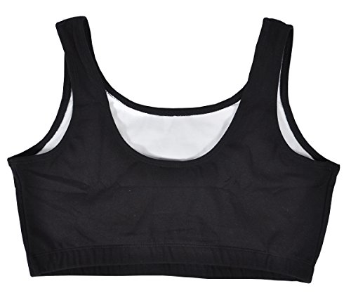 A Big Attitude Women's Plus Size Performance Sports Bra (5X, Black ...