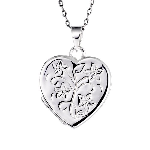 Forget-Me-Not Heart Pendant - FindGift.com