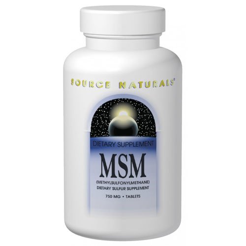 Source Naturals MSM (methylsulfonylmethane), 750mg, 240 Tablets ...
