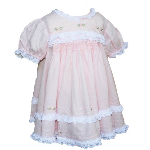 Belle Parish Sweet Tea Pink Short Sleeves Baby Girl Party Dress. Pink ...