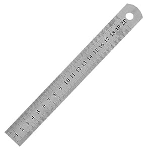 20cm 8 Inches Measurement Straight Ruler Tool - Construction Rulers ...