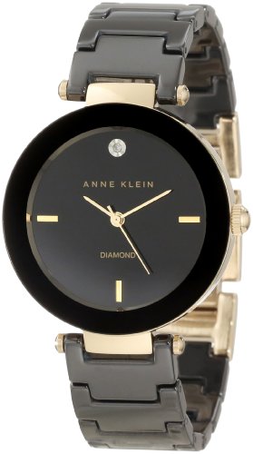 Watches For All Occasions: Anne Klein Women's AK/1018BKBK Black Ceramic ...