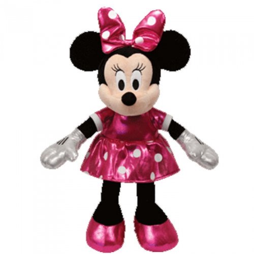 Disney Ty Minnie Mouse - Sparkle Pink Small Plush by Ty - T.A.B ...