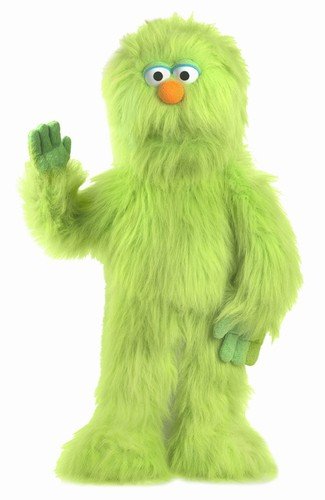 30" Green Monster Puppet, Full Body Ventriloquist Style Puppet - Epic ...