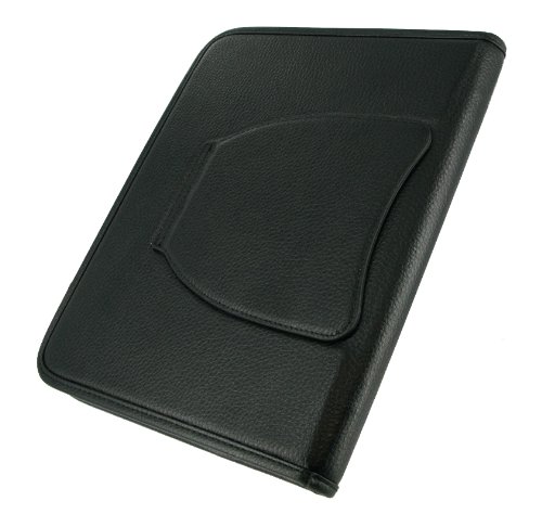 iPad 2 Leather Portfolio, rooCASE Executive Portfolio (Black) Leather ...