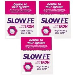 Amazon.com: Slow Fe Slow Release Iron Tablets 30-Count Box (3 Pack) (90 ...