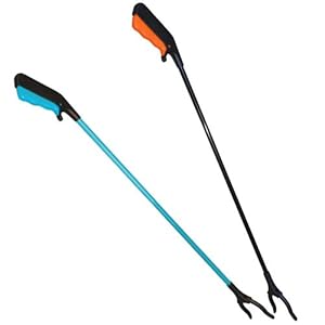 Amazon.com: Relaxdays Reaching Tool Litter Picker With Nonslip Handle ...