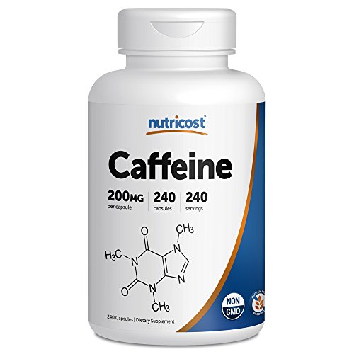 Supplements Caffeine Pills 200mg Capsules 240 Count Energizing Boost ...