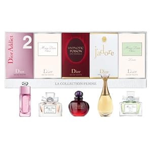 Amazon.com : Christian Dior 5 Piece Miniature Gift Set for Women ...
