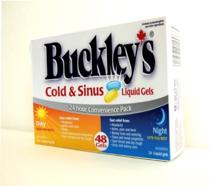 BUCKLEY'S COMPLETE 48 Caplets COUGH, COLD & FLU Extra Strength Relief ...