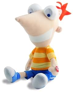 Amazon.com: Disney Phineas and Ferb Laughing Phineas 12" Plush Doll Toy ...