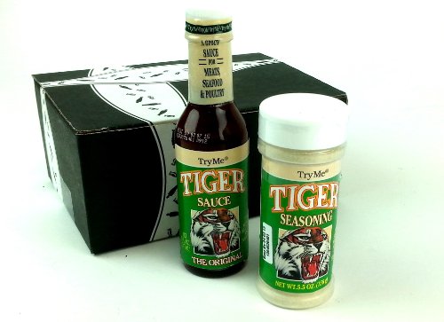 TryMe Tiger Sauce & Seasoning Variety: One 5 oz Bottle of Tiger Sauce ...
