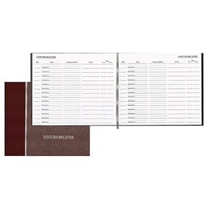 Amazon.com : NATIONAL Hardcover Visitor Register Book, 128 Pages ...