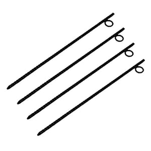 Grip 4 pc Rebar Metal Stake with Loop - Ground Metal Stakes - Amazon.com